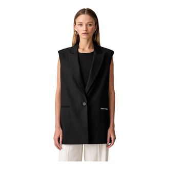 A|X Armani Exchange Weste mit Einreiher - - Jackets - Damen - Schwarzk - L