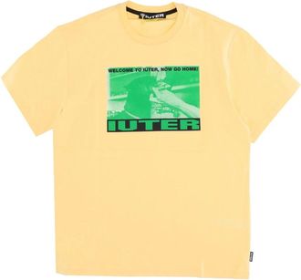 Iuter Gelbes Herren Tee Kurzarm - - Tops - Herren - Gelb - XL