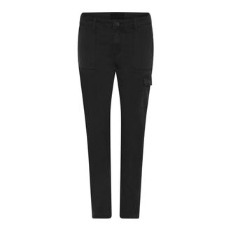 C.Ro Femme, Pantalons, Noir, Taille: 38 FR Pantalon Cargo Noir