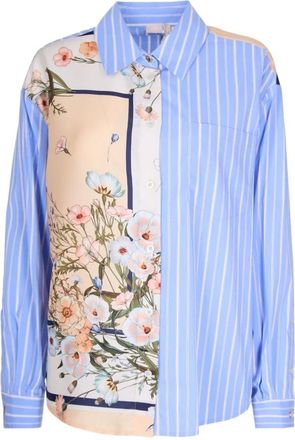 Liu Jo Femme, Blouses et Chemises, Multicolore, Taille: 40 FR Liu Jo Chemises Blue