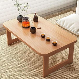 Generic Japanischer Niedriger Tisch,japanischer Boden Tisch,bodenstehender Japanischer Esstisch Als Bodensitzmöbel, Wohnzimmer-Dekoration