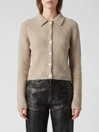 Our Legacy Cardigan slim fit en m&eacute;lange dalpaga &agrave; col classique
