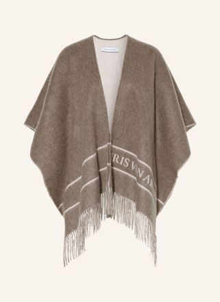 Iris Von Arnim Iris Von Arnim Cashmere-Cape Lunea beige