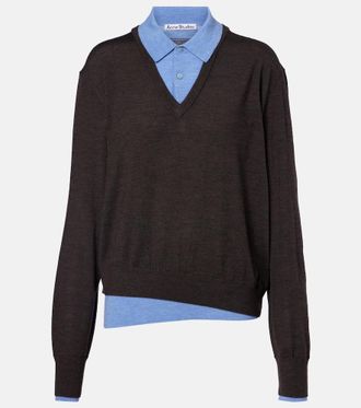 Acne Studios Polo en laine