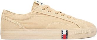 Tommy Jeans Sneakers aus Stoff Archive Vulc Y2K Washed Canvas EN0EN02957 Beige