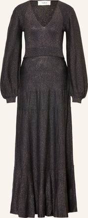 BA&SH Ba&Sh Kleid Jenna Mit Glitzergarn blau