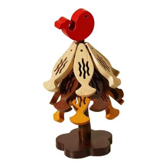 Generic Untersetzer in Baumform | Untersetzer aus Holz, faltbar, hitzebeständig, Set mit Untersetzern in Baumform | für Töpfe, Schüsseln, Teller