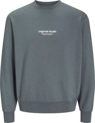 Jack & Jones Herren Jorvesterbro Sweat Crew Neck Noos 12241694,Stormy Weather,XS