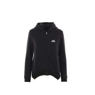 Balenciaga Schwarzer Hoodie mit reflektierendem Logodruck - - Sweatshirts & Hoodies - Damen - Schwarzk - S