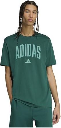 adidas Mens T-Shirt Graphique Collegiate Lineage, Collegiate Green, 2XL