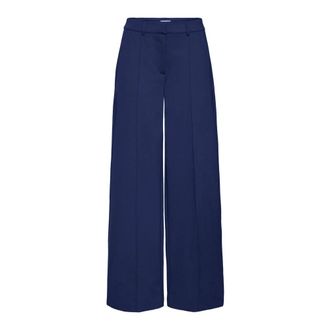 Ichi Hose - - Trousers - Damen - Blau - 2XL