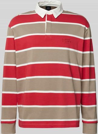 A|X Armani Exchange Regular Fit Poloshirt im lang&auml;rmeligen Design
