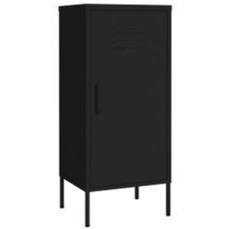 Les Tendances Meuble de rangement 1 porte Klako 42,5cm - Acier mat-Noir