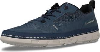 Salamander Chaussures daffaires pour homme, à lacets, semelle intérieure amovible, Bleu foncé 4140, 43 EU