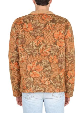 ERL Jacquard Choker Jacket - Gold