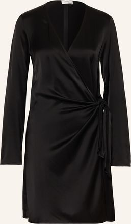 ottod'Ame Ottodame Wickelkleid Aus Satin schwarz