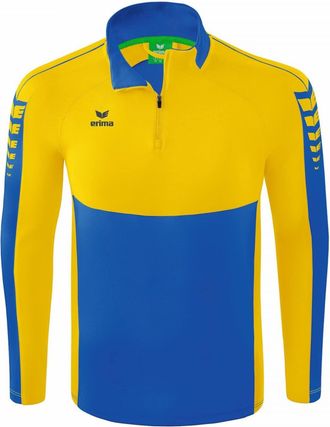 Erima Unisex Erwachsene Six Wings Trainings Top (1262206), New royal/gelb, 3XL