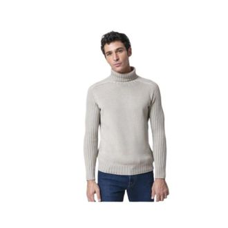 Gran Sasso Beiger Rollkragenpullover - - Knitwear - Herren - Beige - 3XL