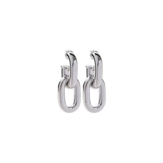 Paco Rabanne unisex, Accessoires, Gris, Taille: ONE Size Boucles doreilles Link