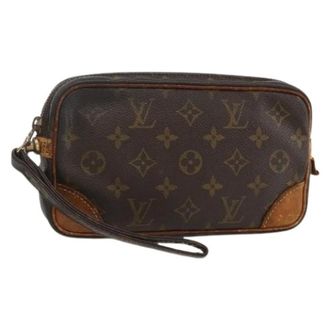 Louis Vuitton Pochette Monogram Vintage Pre-owned - Femme - Pre-owned - Brun - Taille: ONE Size