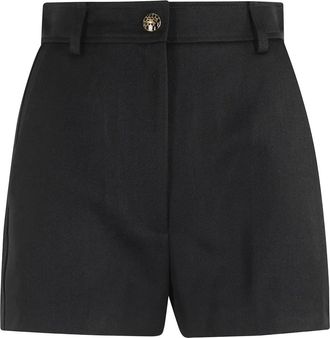 Elisabetta Franchi Shorts mit Bügelfalten - Schwarz