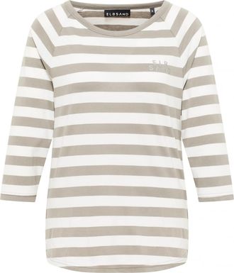 Elbsand Celin Damen T-Shirt, Rundhalsausschnitt, normal geschnitten