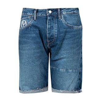 Pepe Jeans London Short Callen Reclaim - Homme - Shorts - Bleu - Taille: W34