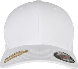 Flexfit Casquette de Baseball Unisexe en Polyester recycl&eacute;, Blanc, L/XL