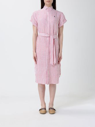Polo Ralph Lauren Robe Femme couleur Blanc
