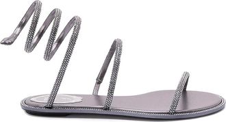 Rene Caovilla Sandales Bijoux - Femme - Chaussures - Gris - Taille: 37 EU