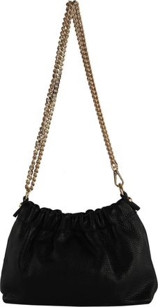 modamoda.de T259 - Mini Umhängetasche X-Small aus ital. Leder, Farbe:Leder Schwarz