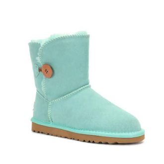 Generic QXDZSW Bottes de neige imperm&eacute;ables classiques pour femme, Vert lac, 33.5 EU