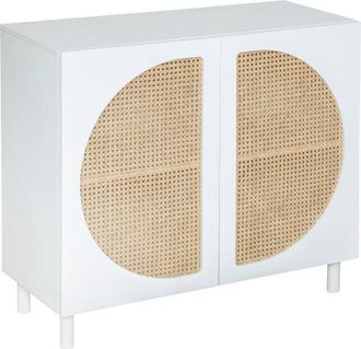 Atmosphera Atmosphera - Buffet 2 Portes Cabras 94cm Blanc