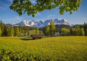 Calvendo Poster 59,4 x 42,0 cm Querformat Die ber&uuml;hmte Ansicht vonn Kitzb&uuml;hel aus, Poster DIN A2 quer| Bilder, Kunstdruck, Wandbild, Wanddeko, Prints ohne Rahm