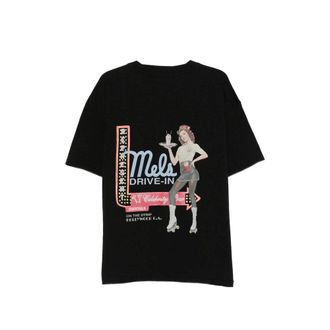 Represent Chest Pocket Graphic Print T-Shirt - Black