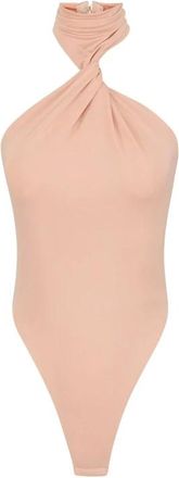 Elisabetta Franchi Femme, Tops, Rose, Taille: 40 FR Body en jersey cr&ecirc;pe