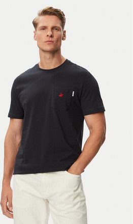 Beverly Hills Polo Club T-Shirt P-SS26M-TS414000 Dunkelblau Regular Fit