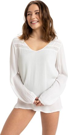 Roxy Damen is Daily Switch Sweatshirt, schneeweiß, XL