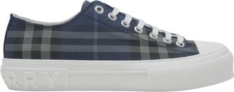 Burberry Homme, Chaussures, Bleu, Taille: 46 EU Baskets