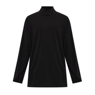 Yohji Yamamoto T-Shirt mit Rollkragen - - Tops - Herren - Schwarzk - L