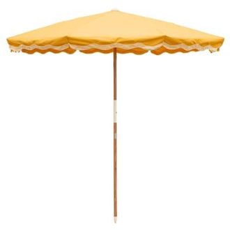 Business & Pleasure Co Parasol Amalfi - Jaune - Bois lamellé-collé de récupération