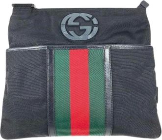 Gucci unisex, Pre-owned, Noir, Taille: ONE Size Sac bandouli&egrave;re Pre-owned