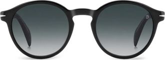 David Beckham lunettes de soleil &agrave; monture ronde - Noir