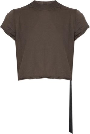 Rick Owens Femme, Tops, Brun, Taille: 40 FR T-shirt &agrave; d&eacute;tail de bride