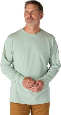 Carhartt Work in Progress T-Shirt Ample et &eacute;pais &agrave; Manches Longues avec Logo sur la Manche pour Homme, Seabrook, XX-Large