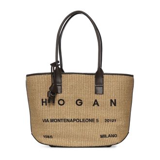 Hogan Femme, Sacs, Brun, Taille: ONE Size Address Tote