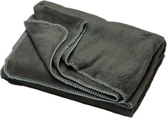 David Fussenegger Extra weiche Kuscheldecke in Premium Velours Qualität, Army