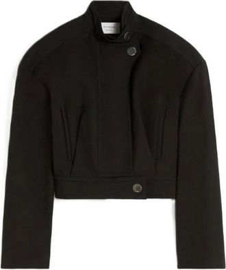Max Mara Femme, Vestes, Noir, Taille: 46 FR Bomber Oversize