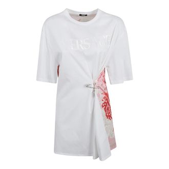 Versace T-Shirt United - - Tops - Damen - Wei&szlig; - S