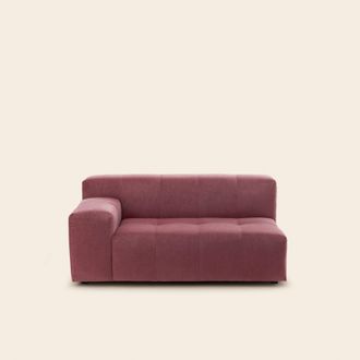 Madura Canap&eacute; Modulable Accoudoir G Uberto Opal aubergine douce - VIOLET